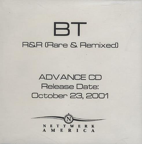BT R&R [Rare & Remixed] US Promo CD-R acetate (390917)
